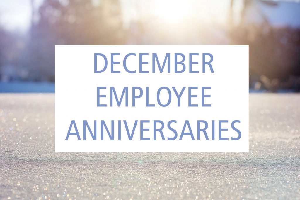 December 2018 Employee Anniversaries - Hoyle Tanner